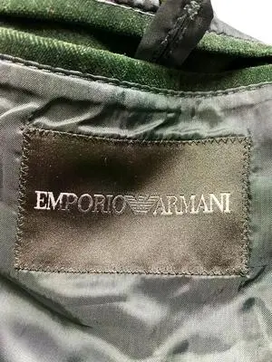 Emporio Armani Single-breasted Velvet Jacket