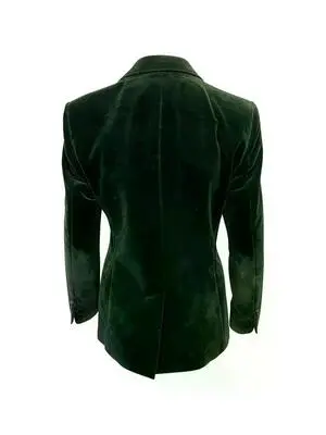 Emporio Armani Single-breasted Velvet Blazer