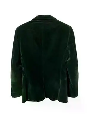 Emporio Armani Single-breasted Velvet Blazer