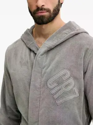 CR7 CRISTIANO RONALDO Logo-patch Hooded Robe