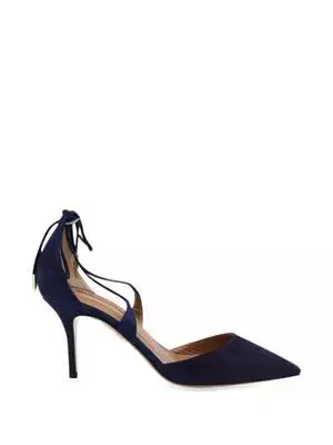 AQUAZZURA Very Matilde Pointed-toe Pumps - Blue