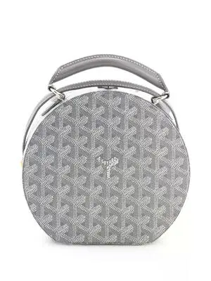 Goyard Alto Hatbox Bag Coated Canvas Satchel - Grey