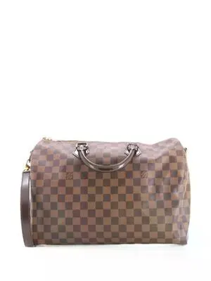 LOUIS VUITTON Speedy Bandouliere Bag Damier 35 Satchel - Brown