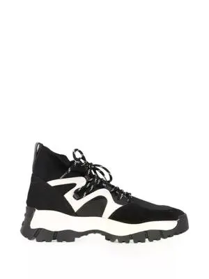 TOD'S Panelled High-top Sneakers - Black