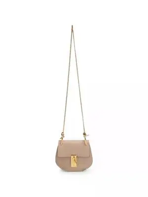 Chloé Drew Pin-lock Leather Shoulder Bag