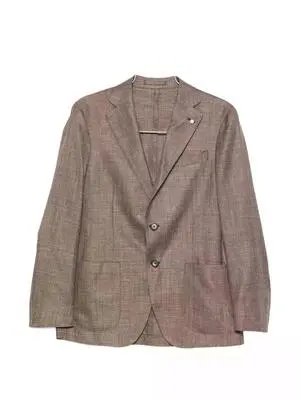 L.B.M. 1911 Single-breasted Notched-lapel Jacket - Brown