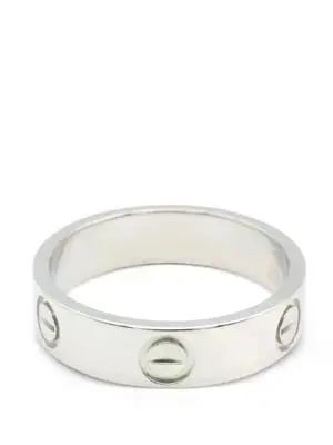 Cartier Platinum Love Ring - Silver