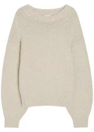 Khaite Gemma Cashmere Jumper - Light Grey