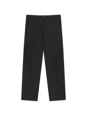 NINE:INTHE:MORNING Pleated Straight-leg Trousers - Black