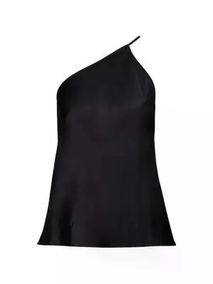 Rick Owens One-shoulder Slip Top - Black