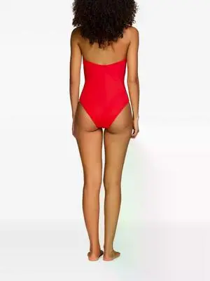 Heidi Klein Halterneck Ring-detail Swimsuit