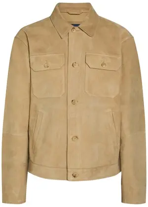 POLO RALPH LAUREN Pocket Suede Overshirt