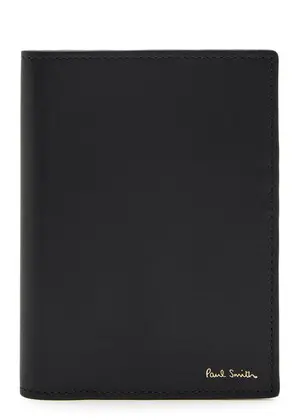 Paul Smith Logo Leather Passport Holder