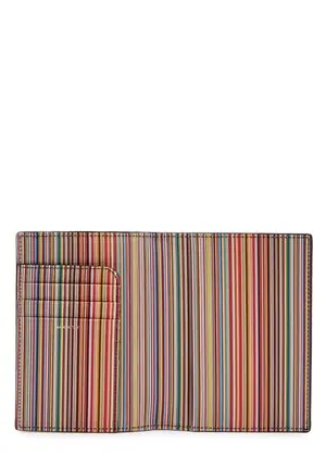 Paul Smith Logo Leather Passport Holder