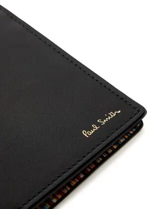 Paul Smith Logo Leather Passport Holder