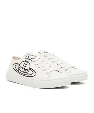 VIVIENNE WESTWOOD Low Top Canvas Plimsoll Sneakers