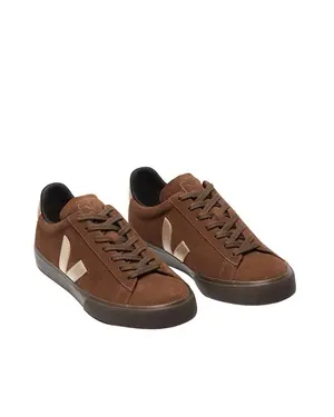 VEJA Campo Suede Walnut Platine Eagle