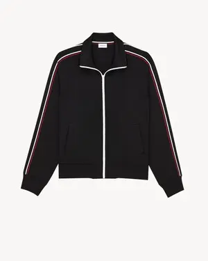Saint Laurent Zip-up Track Jacket With Logo
