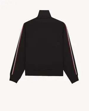 Saint Laurent Zip-up Track Jacket With Logo