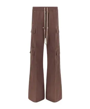 Rick Owens Drawstring Casual Pants - Red