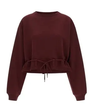 Dries Van Noten Crew-neck Sweatshirt - Bordeaux Red