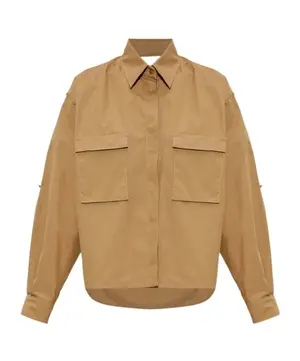 Max Mara Long-sleeved Shirt - Camel