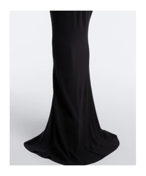 MUGLER Turtleneck Wool-blend Jersey Maxi Dress