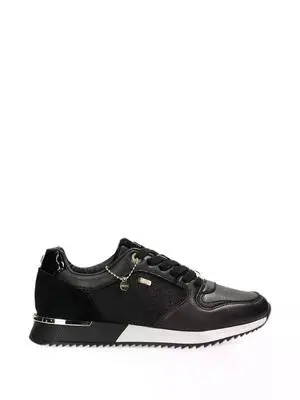 MEXX Glitter-panelled Charm-detail Sneakers - Black