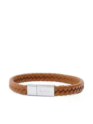 Paul Smith Braided Leather Bracelet