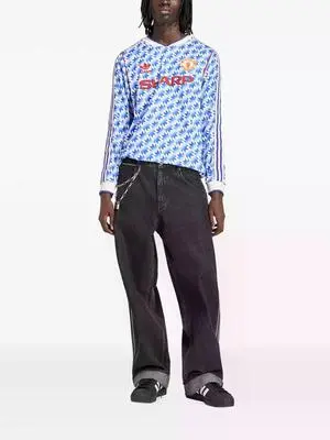 Adidas Manchester United 90 Away Long-sleeve T-shirt - Blue