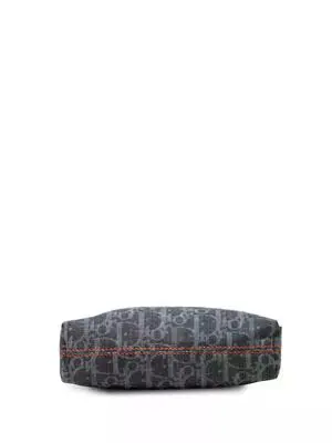 Dior 2006 Oblique Denim Flight Cosmetic Pouch - Blue