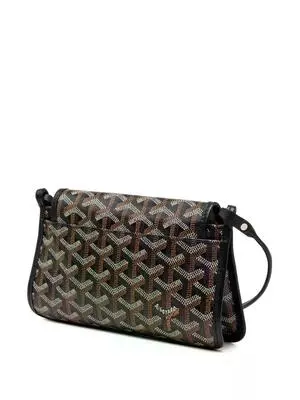Goyard 2022 Ine Plumet Pocket Wallet Crossbody Bag - Black