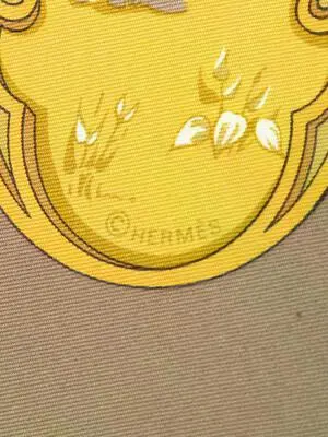 Hermès 2001-2026 La Vie A Cheval Silk Scarf 90 Scarves - Brown