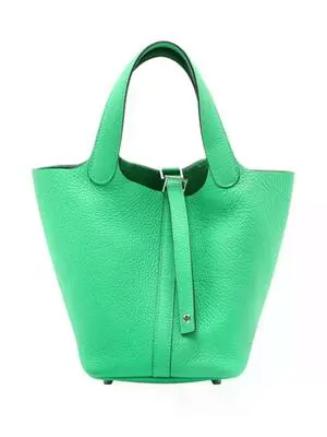 Hermès 2023 Clemence Picotin Lock 18 Handbag - Green