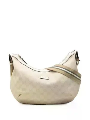 Gucci 2000-2015 Gg Canvas Web Crossbody Bag - Neutrals
