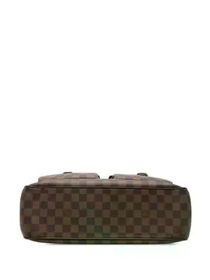 LOUIS VUITTON Damier Ebene Uzes Tote Bag