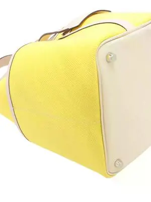Hermès 2022 Toile Goeland And Swift Cargo Picotin Lock 18 Handbag