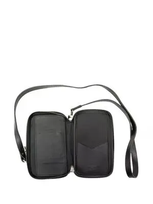 LOUIS VUITTON 2021-2026 Monogram Eclipse Reverse Double Phone Pouch Crossbody Bag