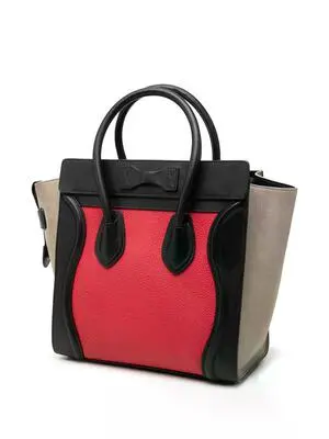 Celine Micro Luggage Tote Bag - Black