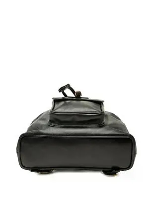 Gucci 20th Century Calfskin Bamboo Drawstring Backpack