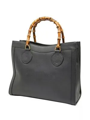 Gucci Leather Bamboo Diana Tote Bag