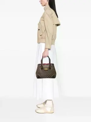 LOUIS VUITTON Damier Ebene Hampstead Pm Tote Bag - Brown