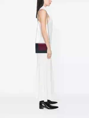 Celine Leather Frame Wallet On Chain Crossbody Bag
