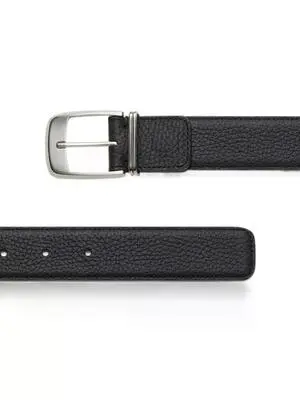 Zegna Leather Belt - Black