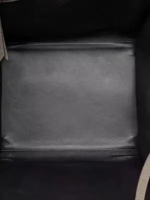 Celine 2012 Medium Croc Embossed Leather Luggage Phantom Tote Bag