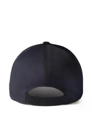 Zegna Navy Microfiber Motorin Baseball Cap
