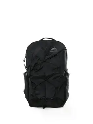 GREGORY Logo-print Bungee-cord Backpack - Black