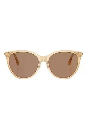 Burberry Round-frame Sunglasses - Brown