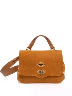 ZANELLATO Baby Postina Jones Stud-embellished Handbag - Brown