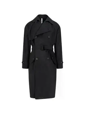 HEVO Motolese Double-breasted Trench Coat